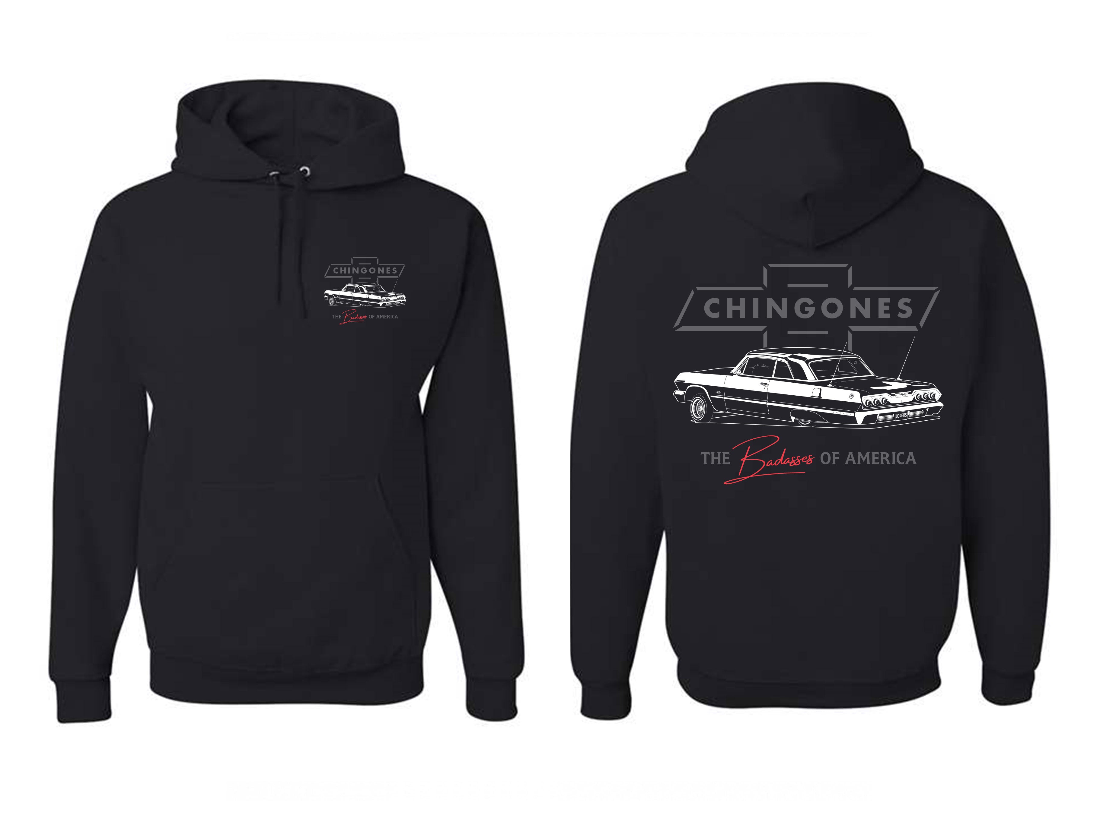 Chingones '63 Impala Hoodie (Pullover) – Sin City Jokers