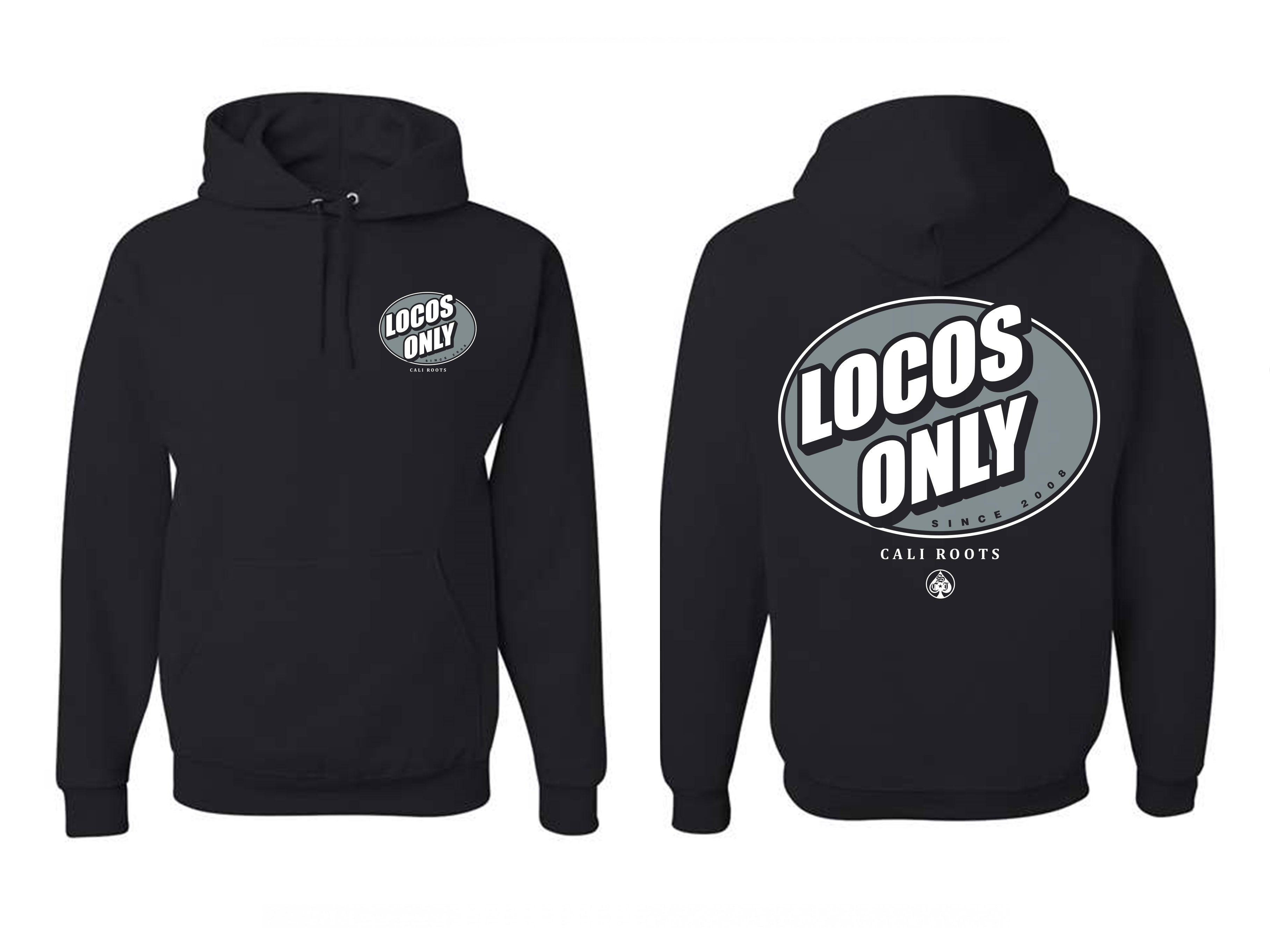 Classic Locos Only Hoodie - SCJ Men's Pullover – Sin City Jokers